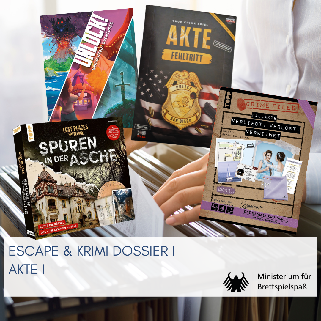 Sieben aktuelle Escape- und Krimispiele auf einen Streich (Exit, Unlock ...
