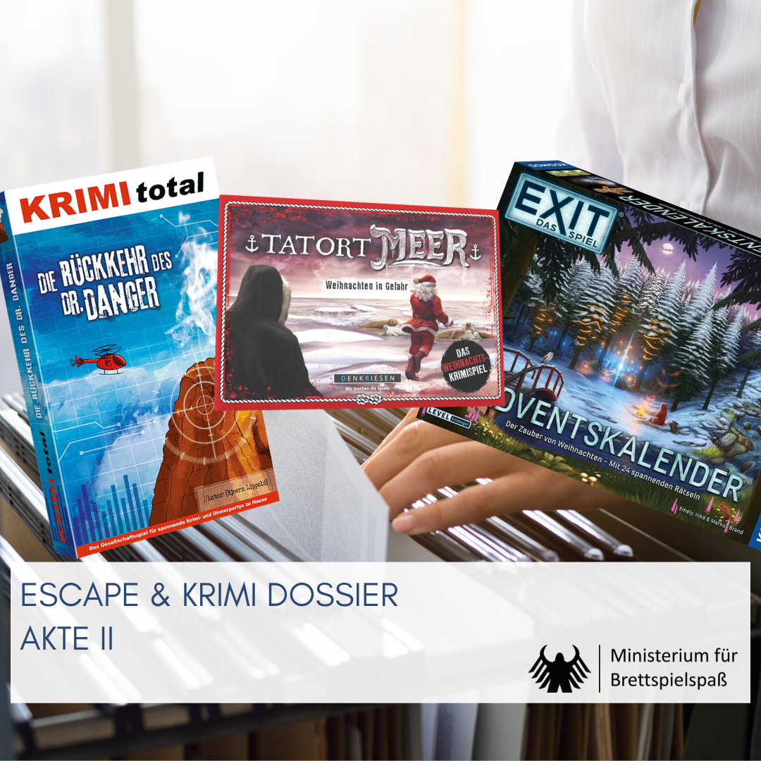 Sieben aktuelle Escape- und Krimispiele auf einen Streich (Exit, Unlock ...
